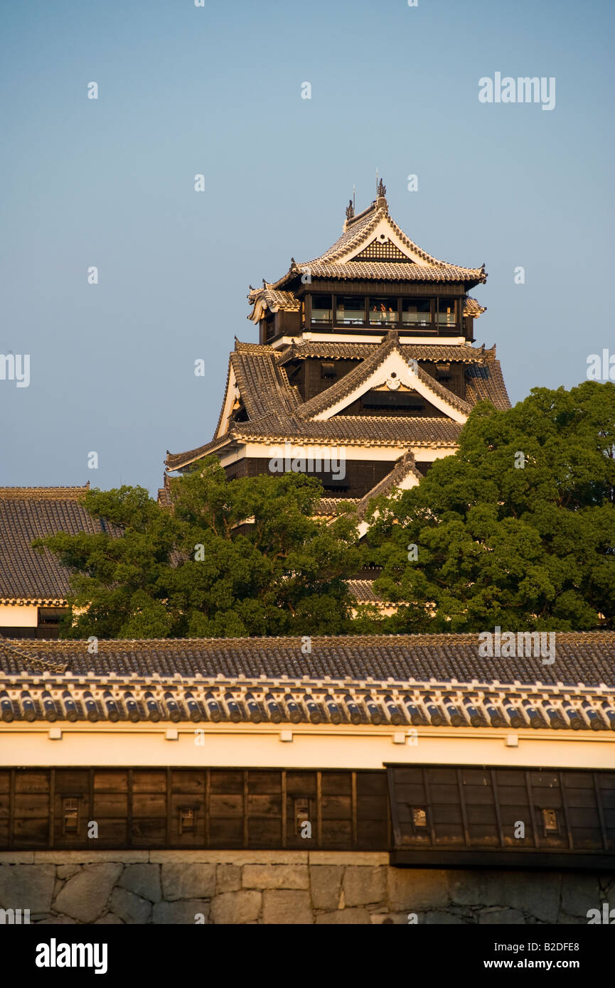 Kumamoto Castle, Kumamoto, Kumamoto prefecture, Kyushu, Japan Stock ...