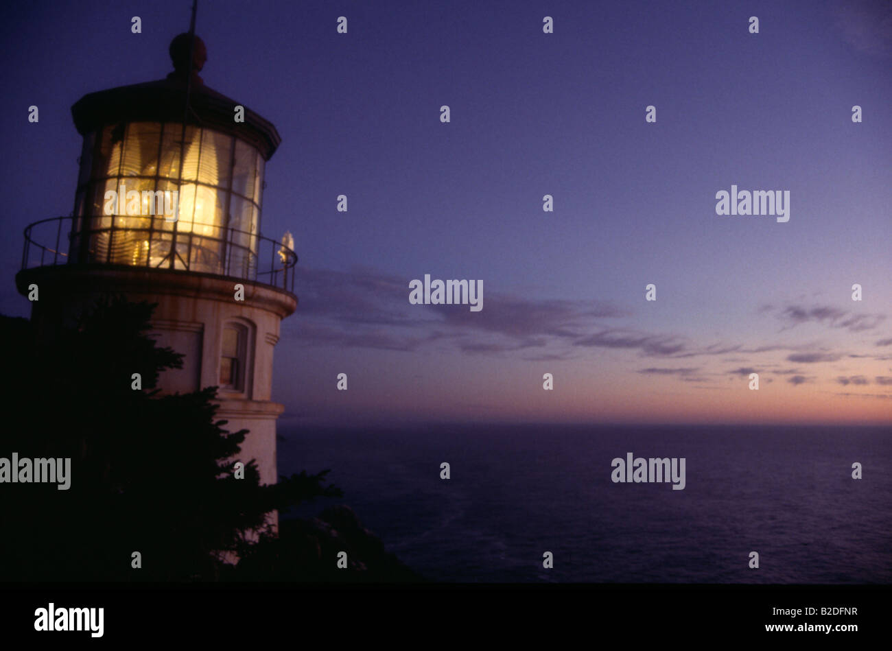 Heceta Head Lighthouse Oregon Coast USA Stock Photo - Alamy