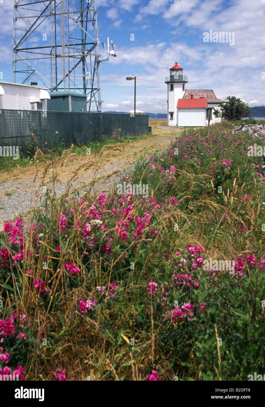 Point Robinson Maury Island Lighthouse Coast Guard Stock Photo - Alamy