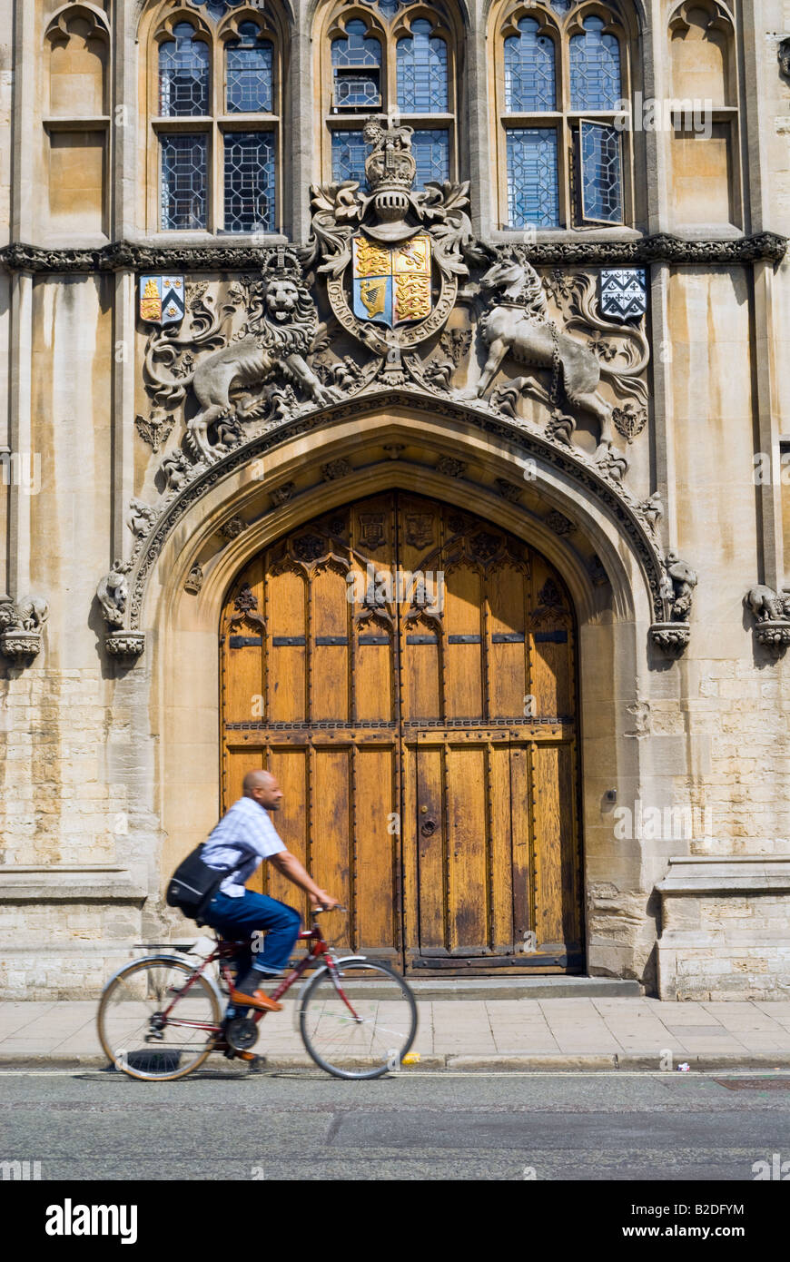 The entrance to Brasenose College, Oxford, England Stock Photo - Alamy