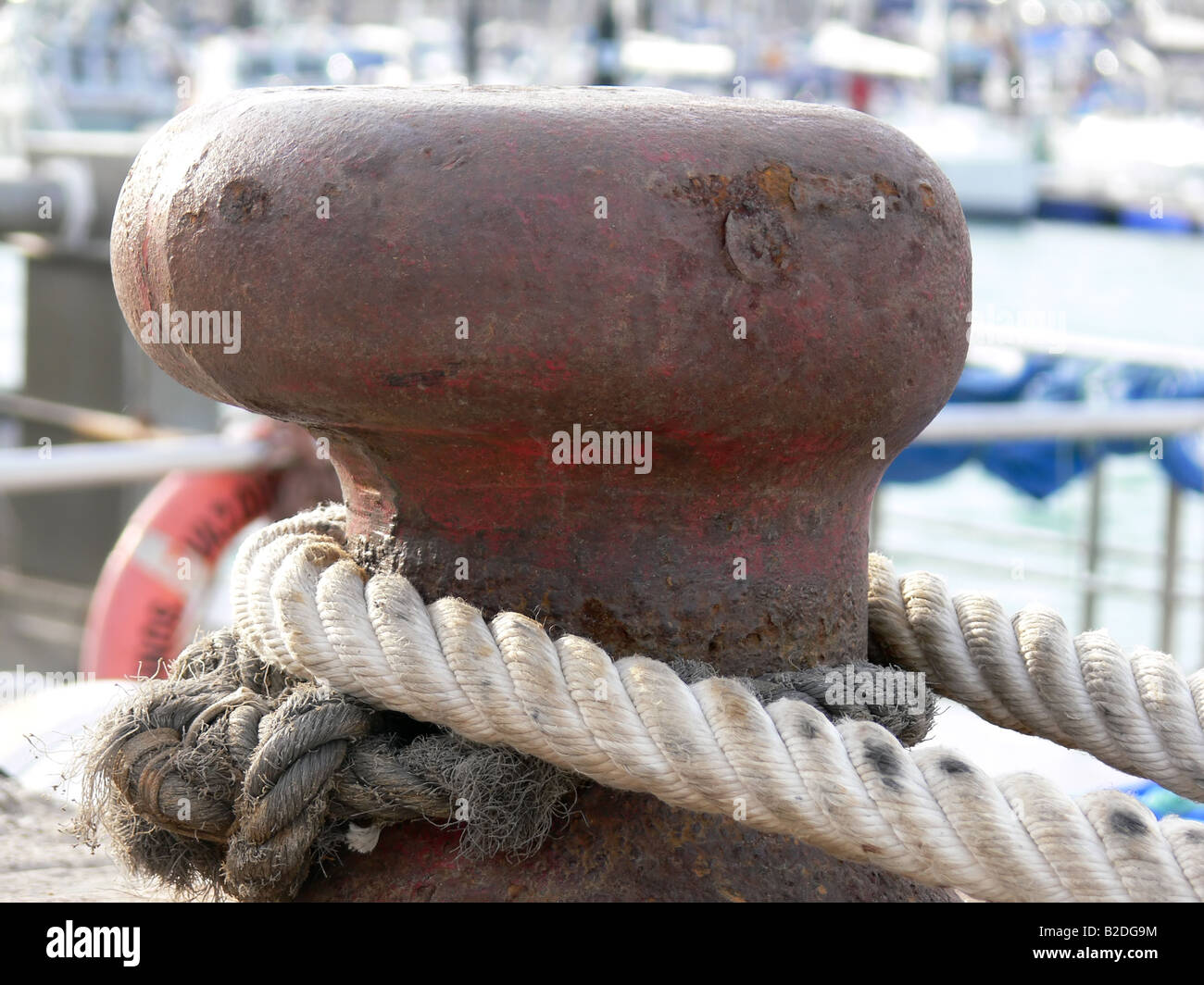 A picture of a mooring Stock Photo - Alamy