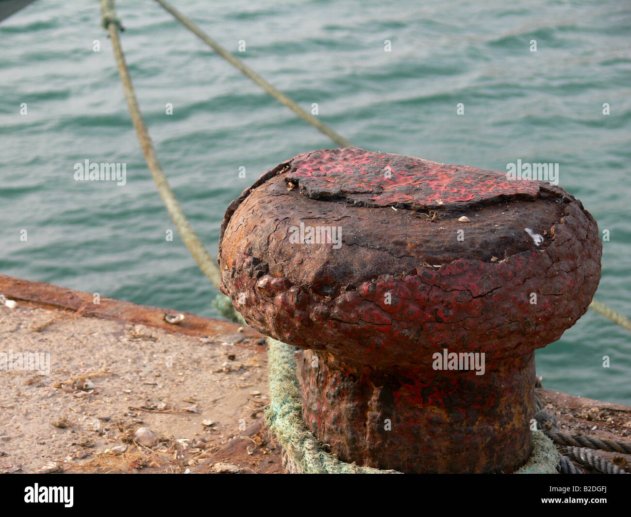 A picture of a mooring Stock Photo - Alamy