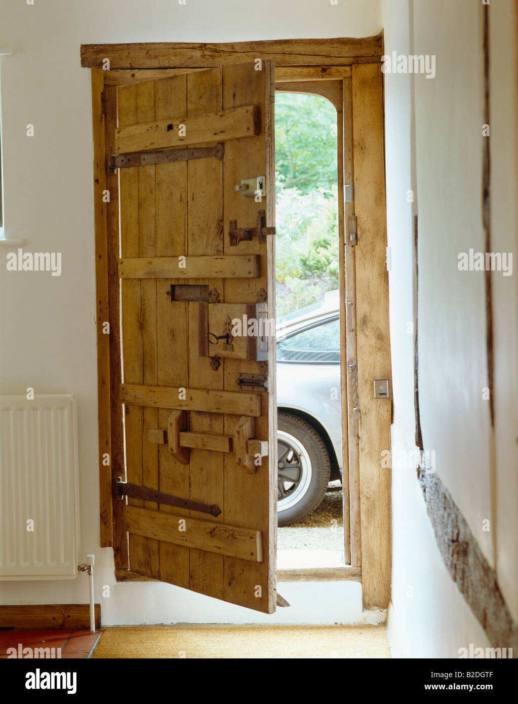 Rustic Wooden Front Door