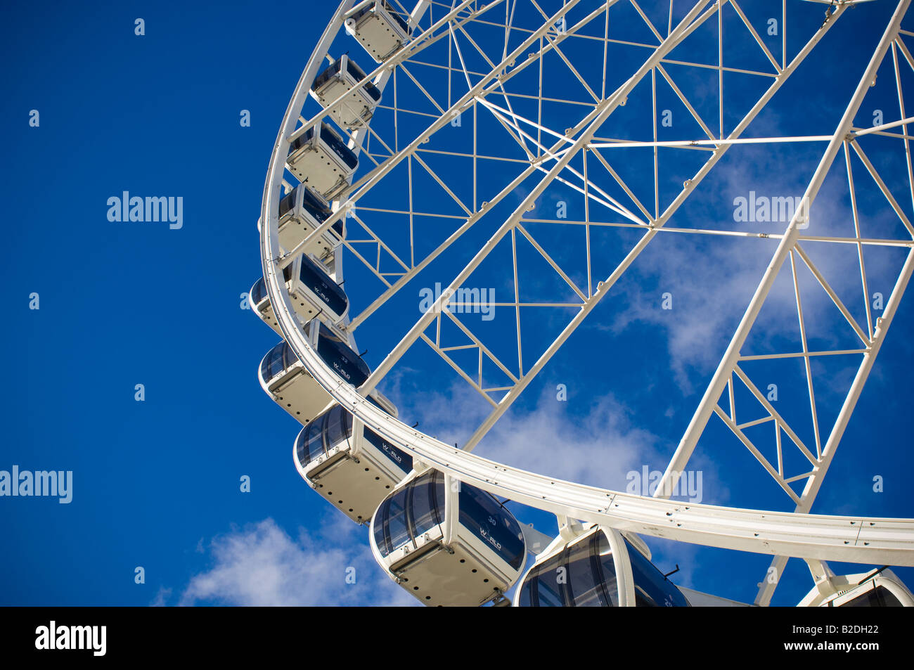 Closeup of the pods on an observation wheel Stock Photo - Alamy