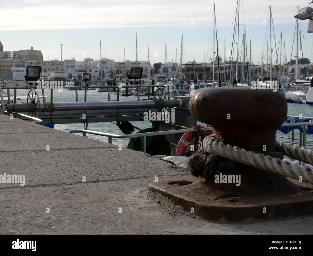 A picture of a mooring Stock Photo - Alamy