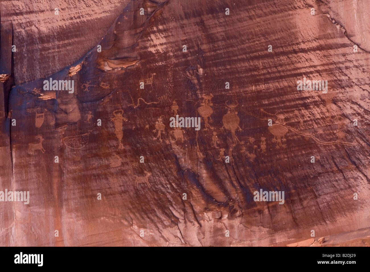Petroglyphs on Potash road near Moab Utah 3 Stock Photo - Alamy