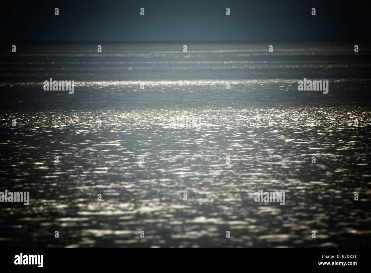 reflection on the surface of the ocean Stock Photo - Alamy