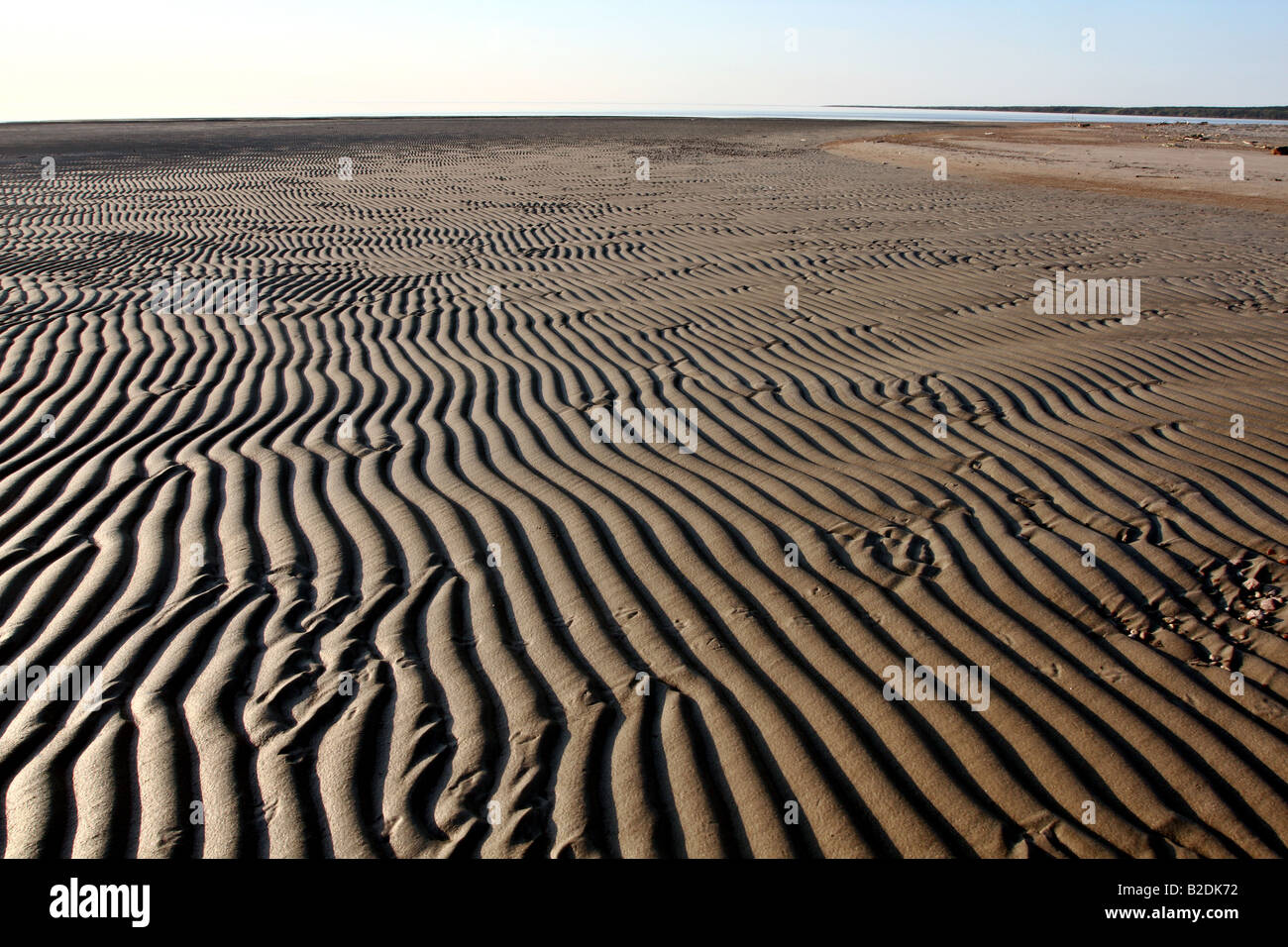 Sand flats along shore of Lake Winnipeg Stock Photo - Alamy