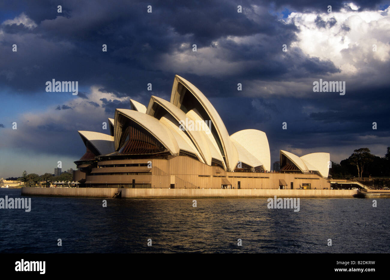 Sydney Opera House, Australia, under a stormy sky Stock Photo - Alamy