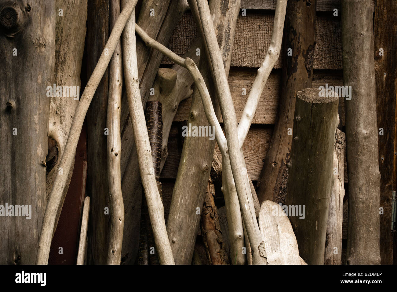 wooden sticks and branches Stock Photo - Alamy