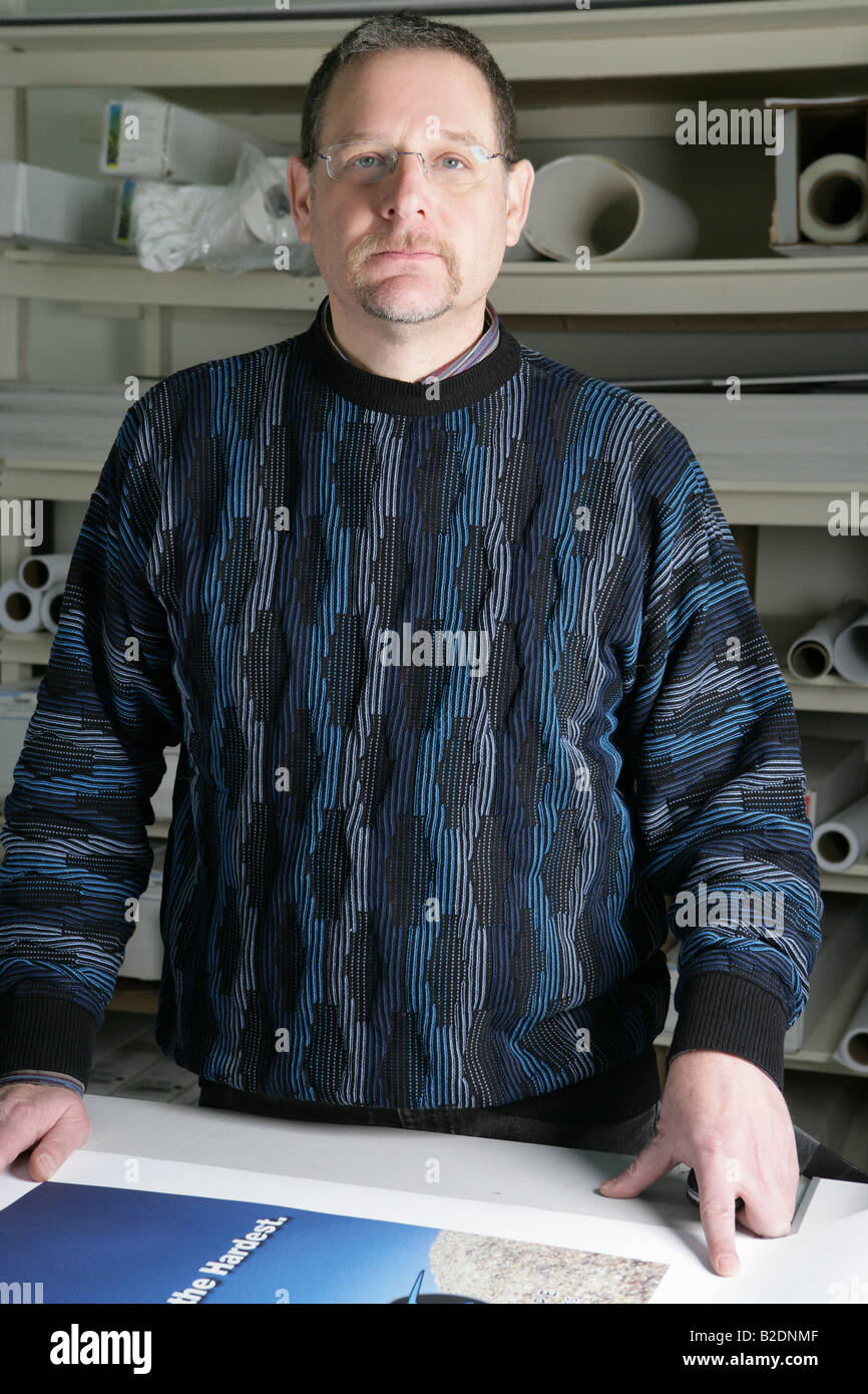 Portrait of graphic designer Stock Photo - Alamy