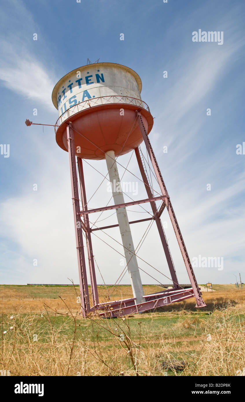 Texas Historic Old Route 66 Groom leaning water tower last remnant of ...