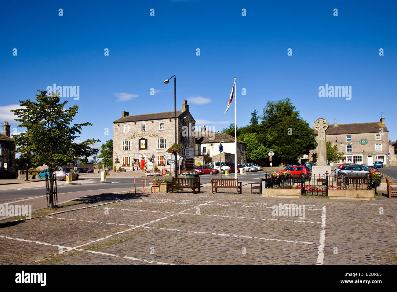 Leyburn Wensleydale Yorkshire Dales England Stock Photo - Alamy