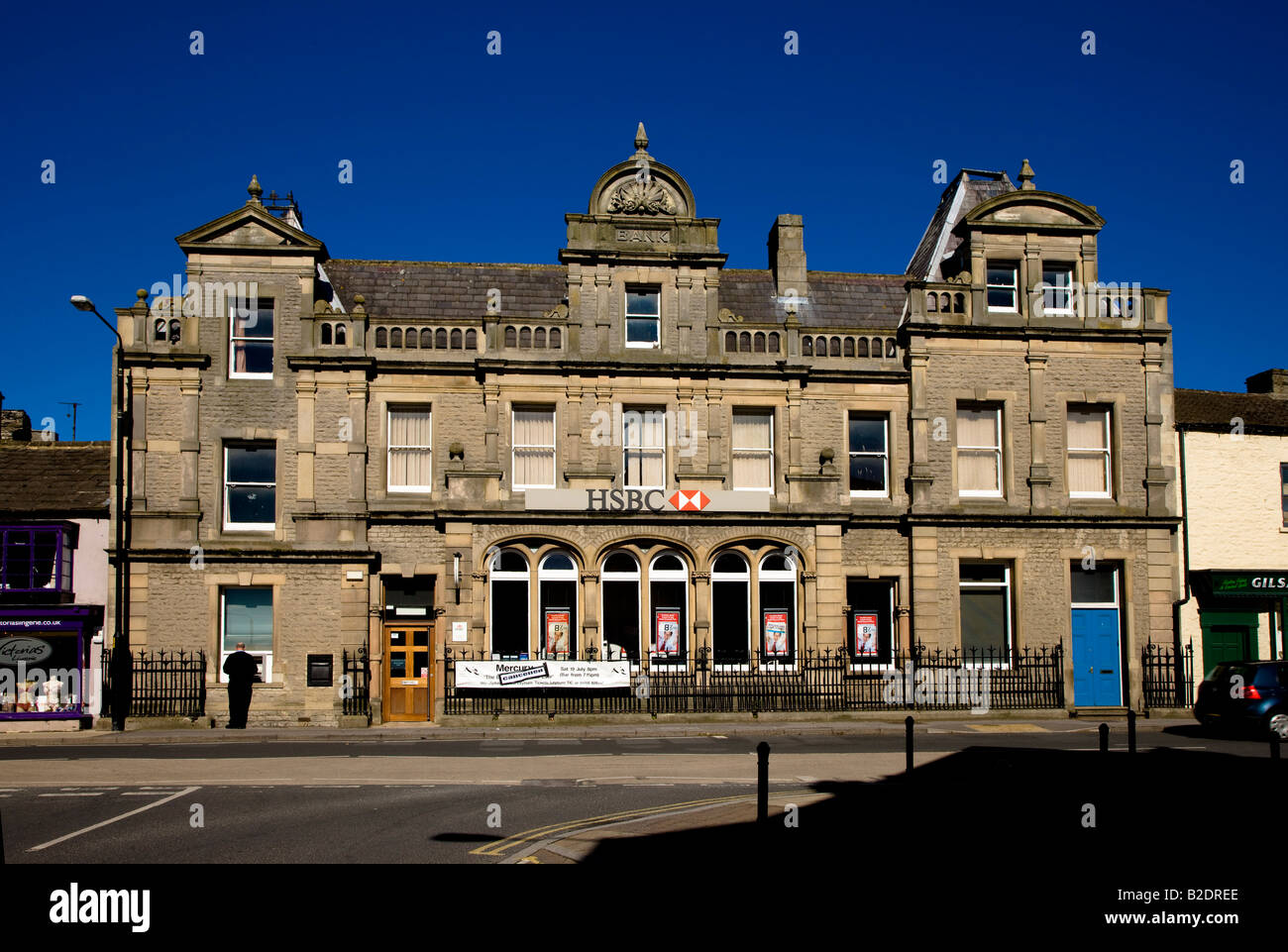 High Street Leyburn Wensleydale Yorkshire Dales England Stock Photo - Alamy