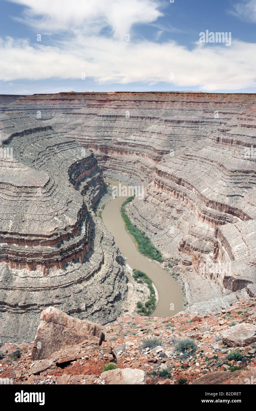 Goosenecks State Park in Utah USA Stock Photo - Alamy