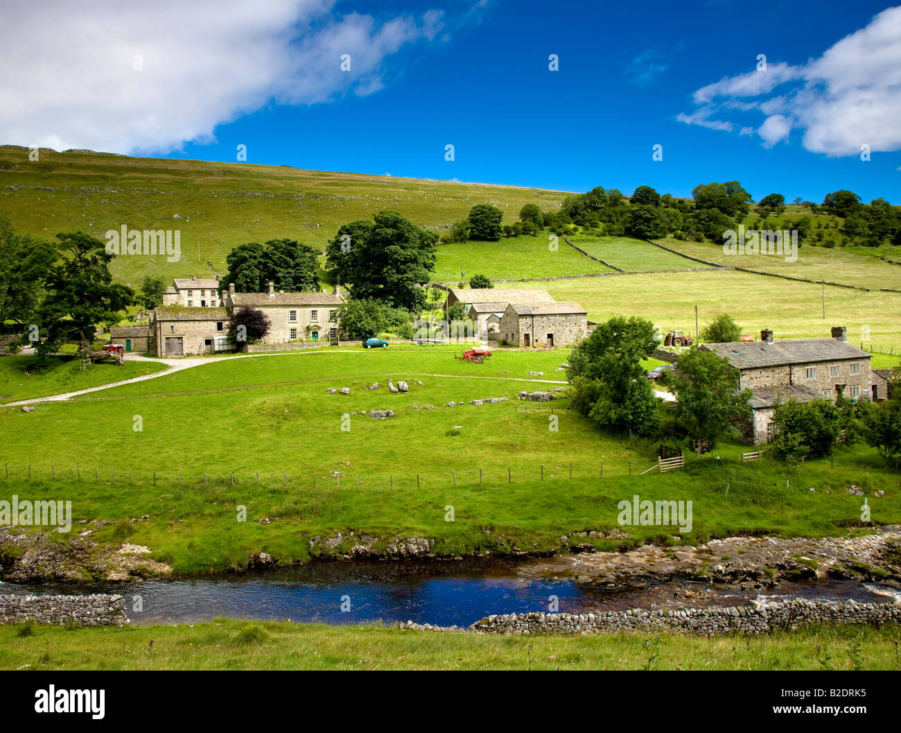 Yockenthwaite Upper Wharfedale Yorkshire Dales National Park Stock ...