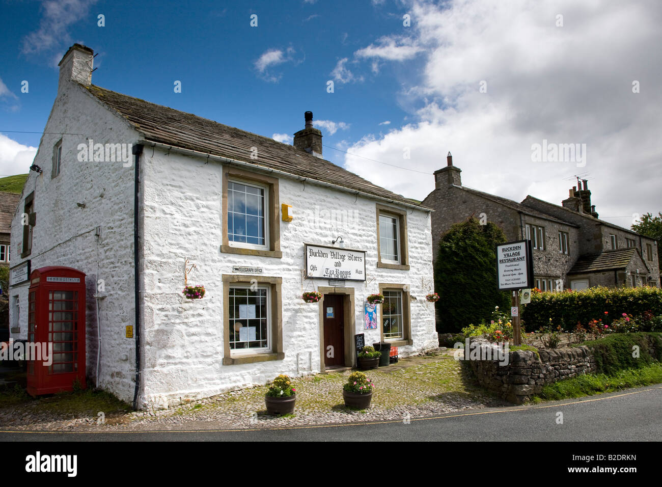 Village Stores Buckden Wharfedale Yorkshire Dales National Park Stock ...