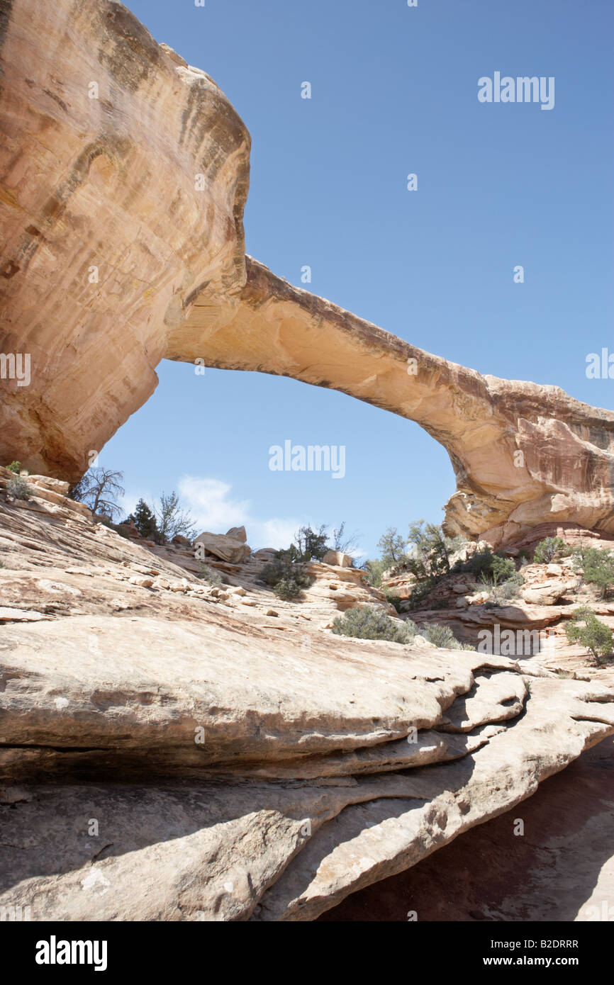 Owachomo Natural Bridge in Utah USA Stock Photo - Alamy