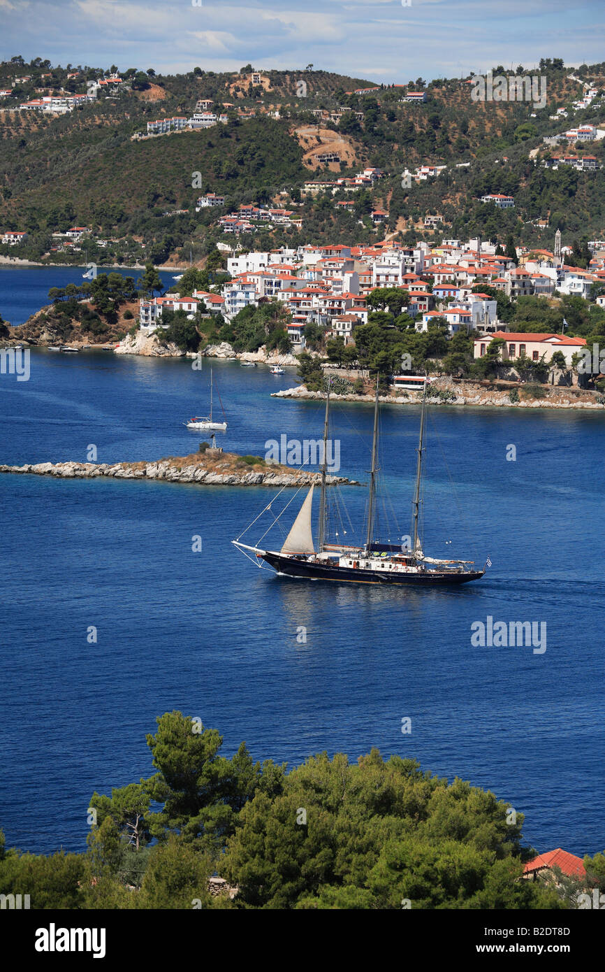 Skiathos village hi-res stock photography and images - Alamy