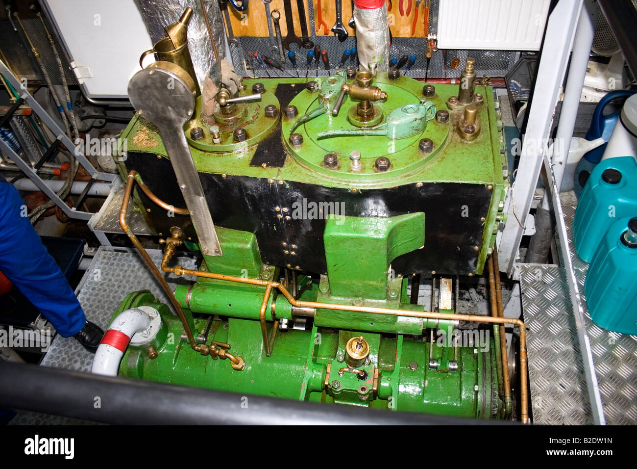 Ship Steam Engine Stock Photo - Alamy