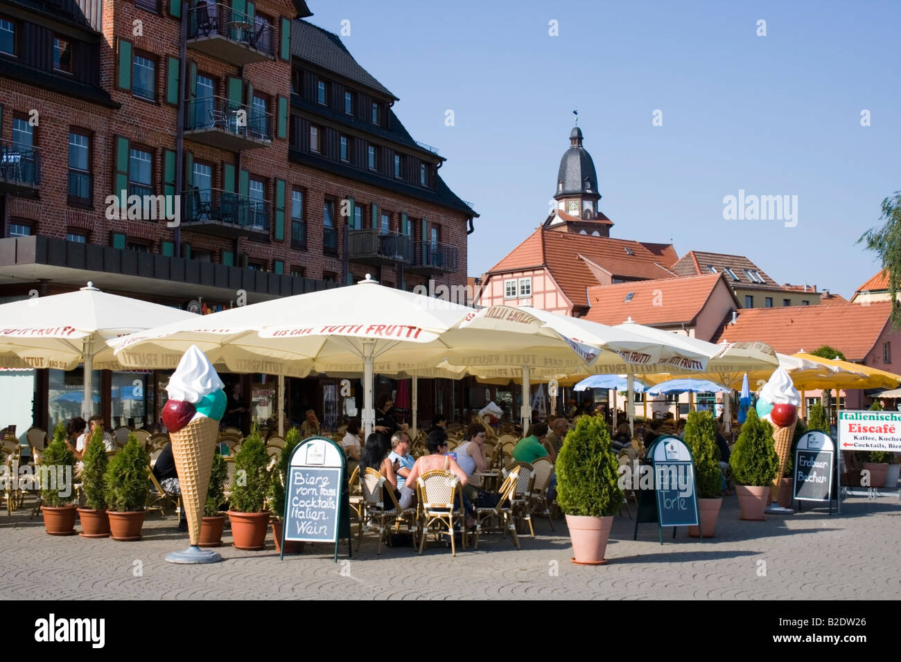 Germany waren mueritz church hi-res stock photography and images - Alamy