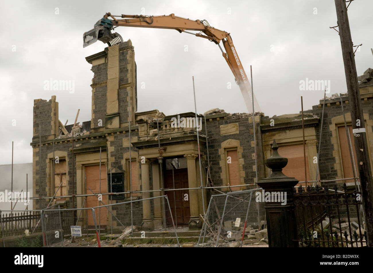 Demolition of Tabernacle Chapel Aberystwyth a Grade II listed building ...