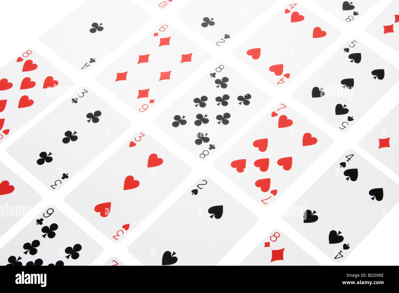 Arrangement of Playing Cards Stock Photo - Alamy
