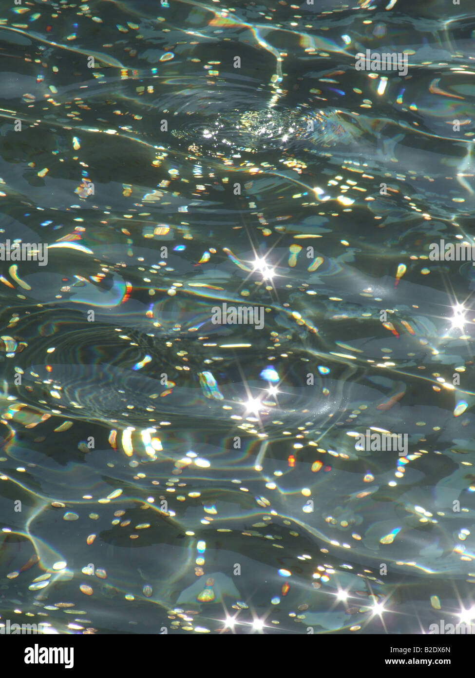 lots of sparkling coins in a wishing well water Stock Photo - Alamy