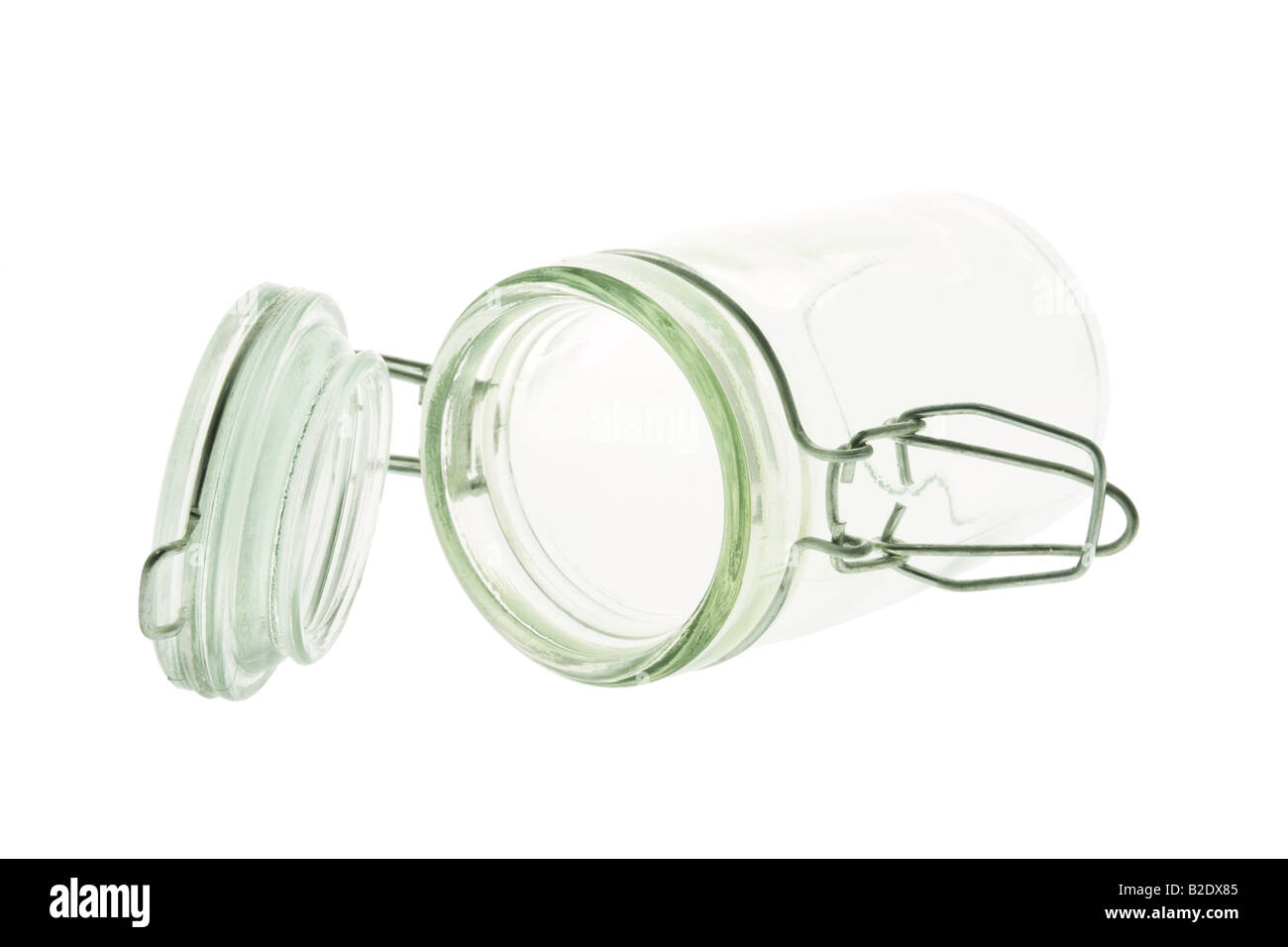 Empty Glass Jar Stock Photo - Alamy