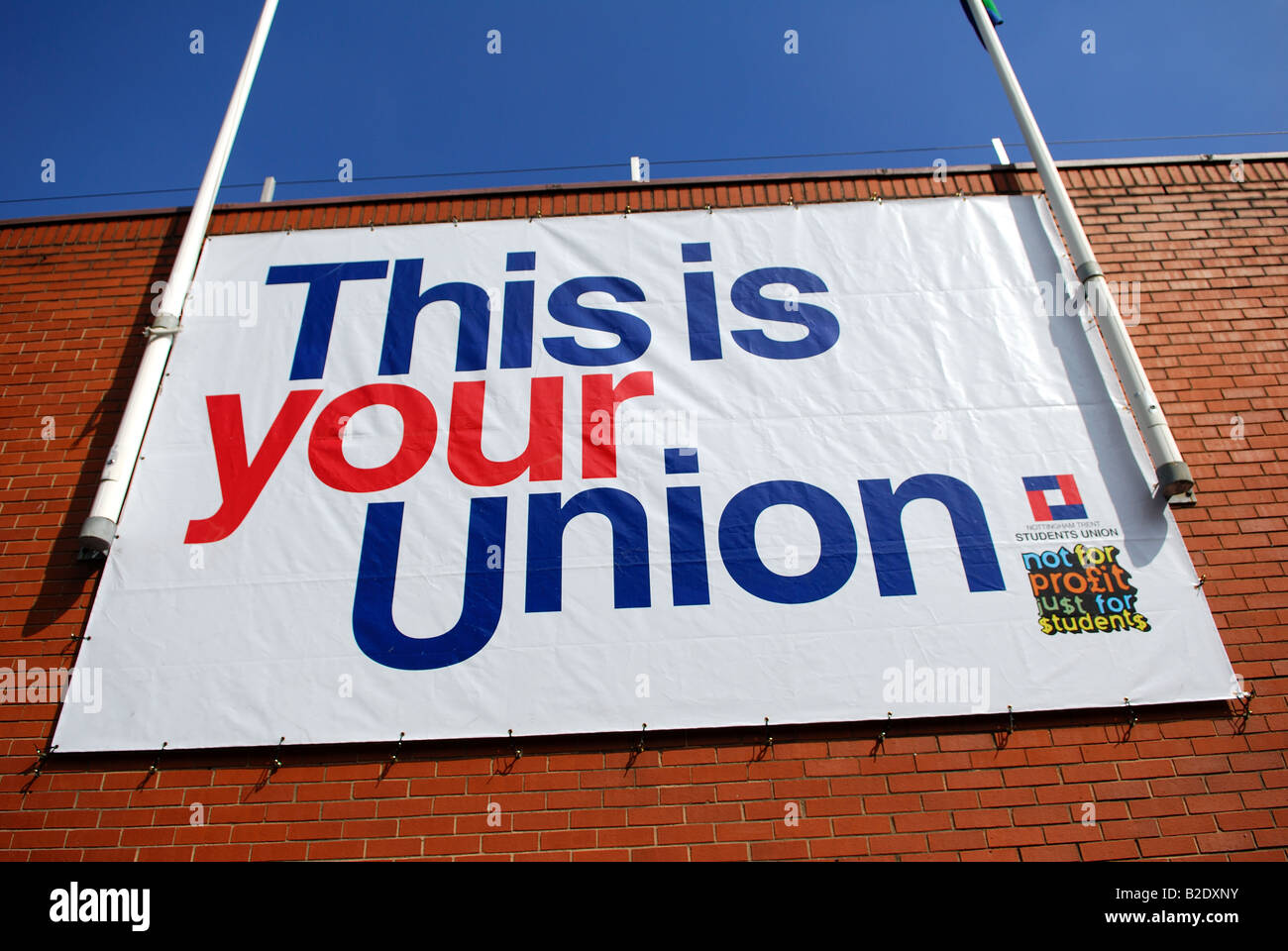Student Union Banner Stock Photo - Alamy