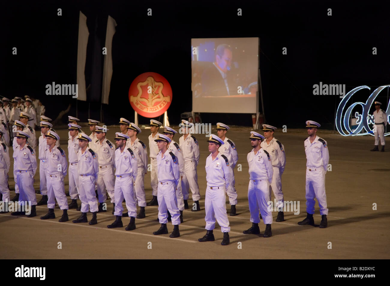 Israel navy officers graduation ceremony hi-res stock photography and ...