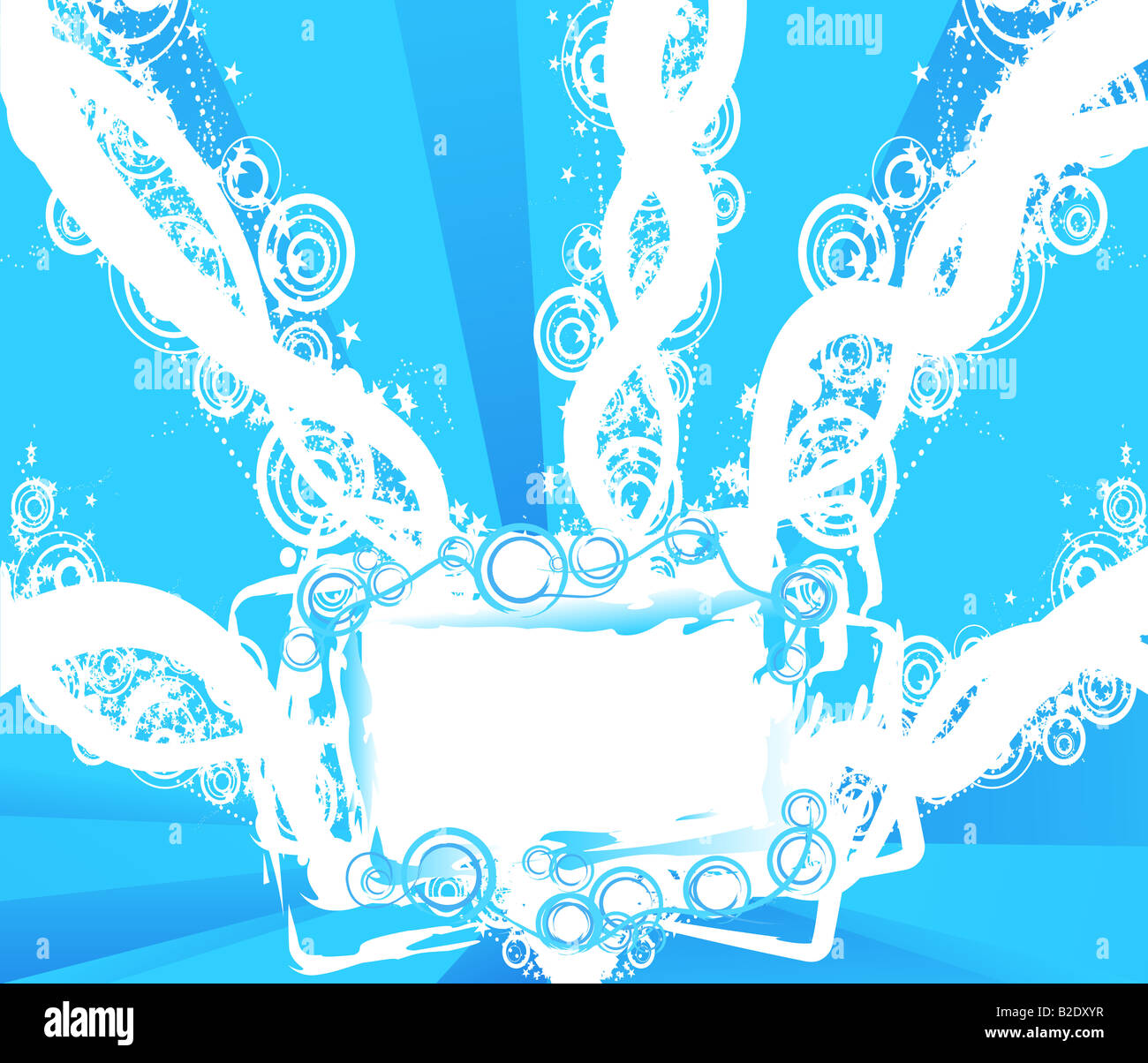 Vector illustration of a funky celebration background with modern frame ...