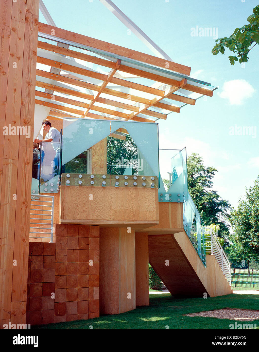 Detail of the Stairs and Viewing Platform, Serpentine Gallery Pavilion ...