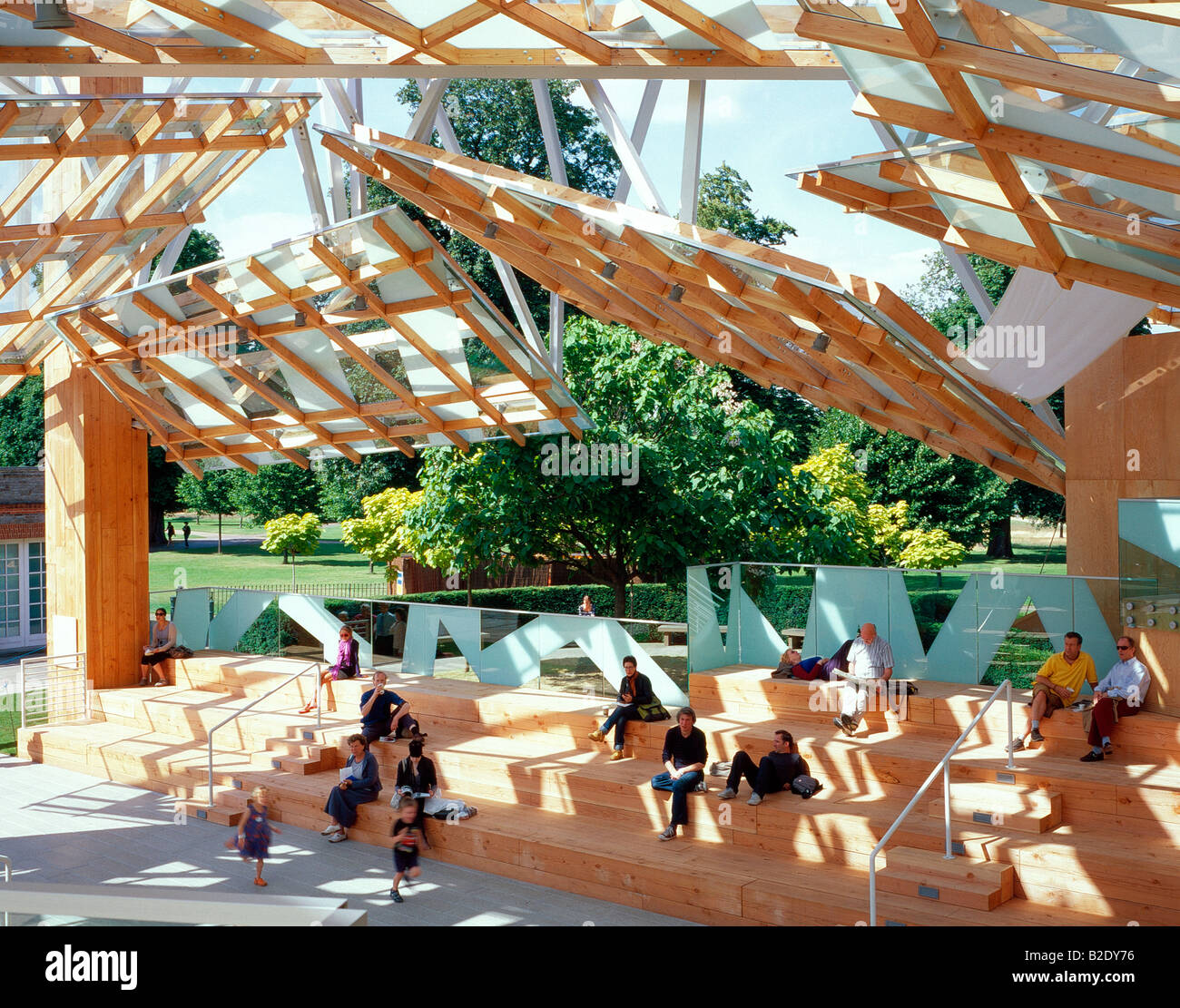 Interior Seating and Roof, Serpentine Gallery Pavilion 2008 London UK ...