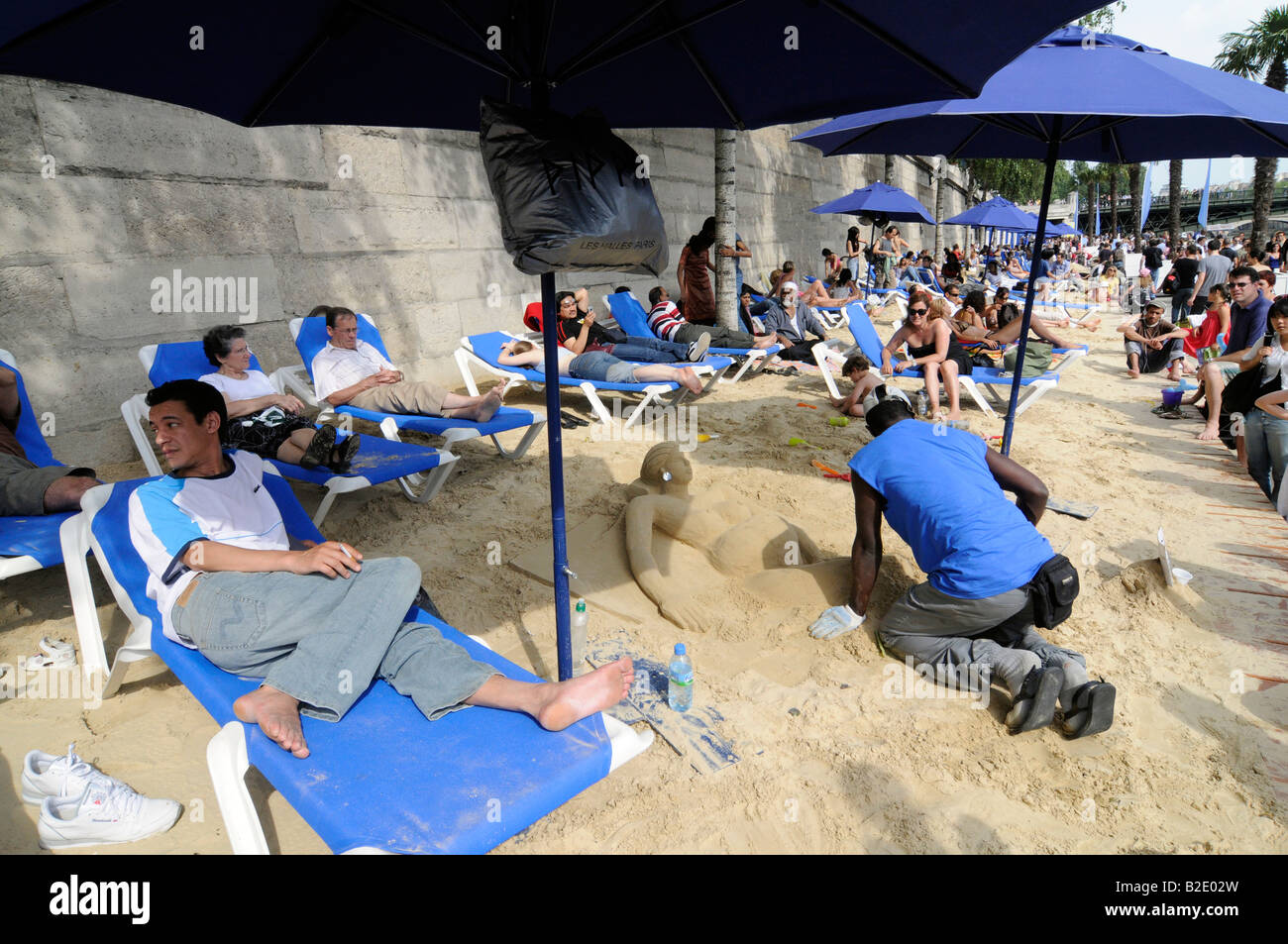Europe european france french paris parisian plage beach capital people ...