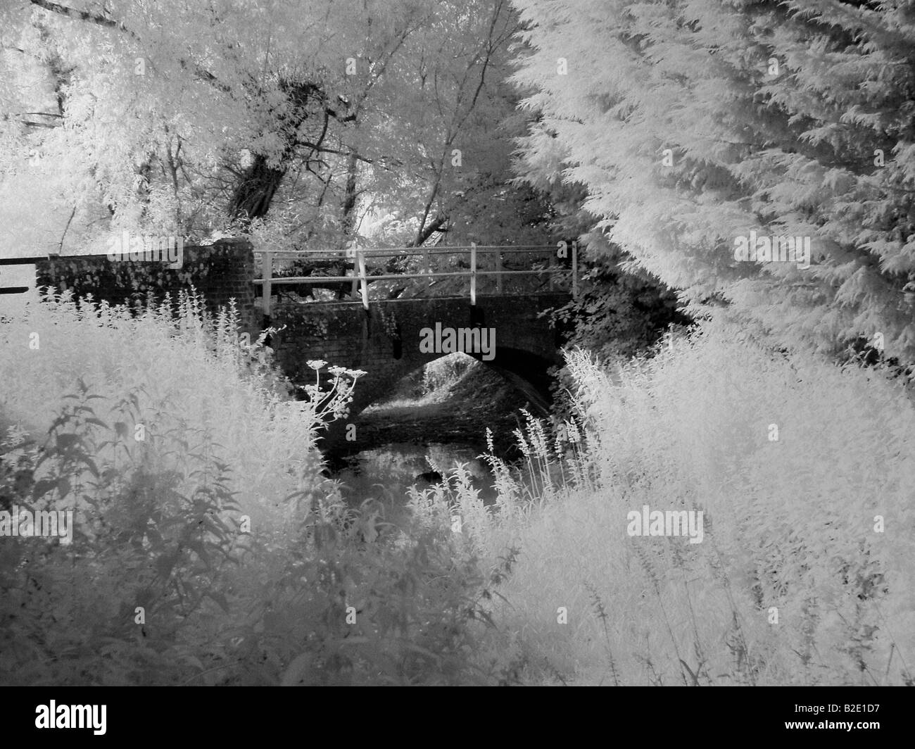 Brook Bridge Manuden Essex England Stock Photo - Alamy