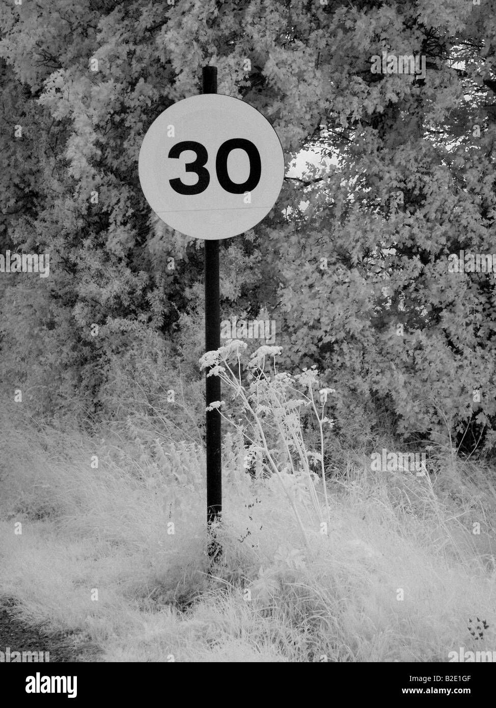 Digital speed limit sign hi-res stock photography and images - Alamy