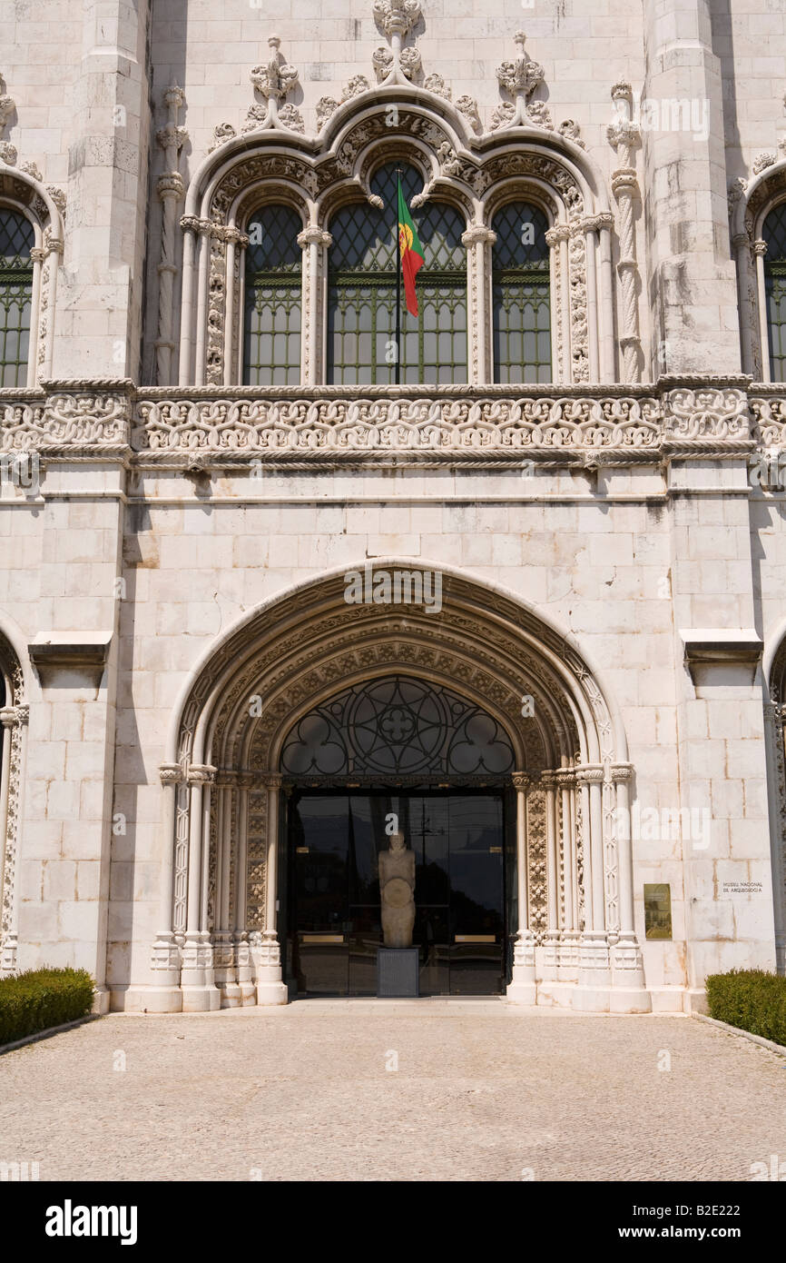 Jeronimos monastery doors in Lisbon, Portugal Stock Photo - Alamy