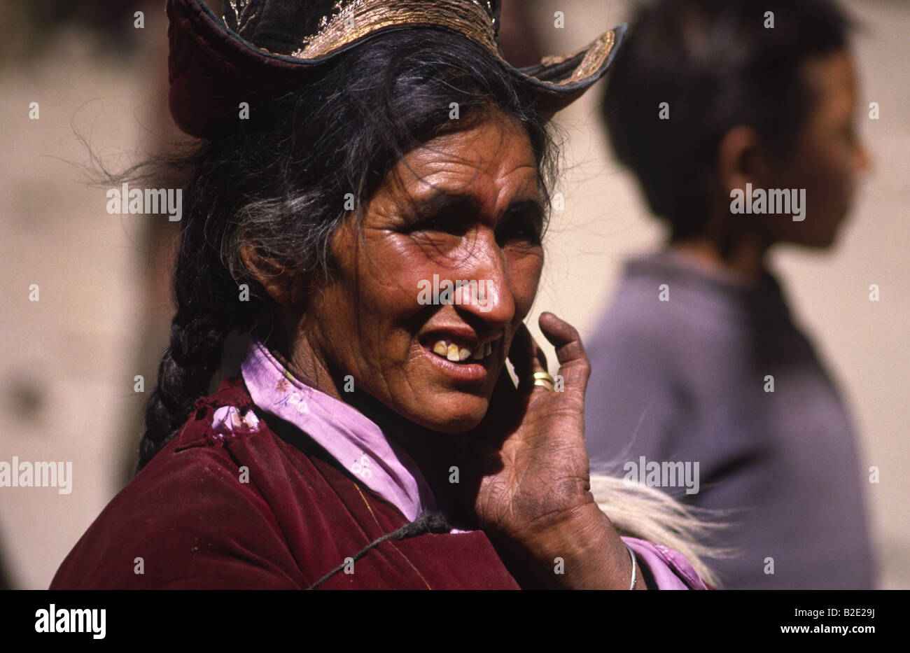 Ladakhi woman. Leh, Ladakh, India Stock Photo - Alamy