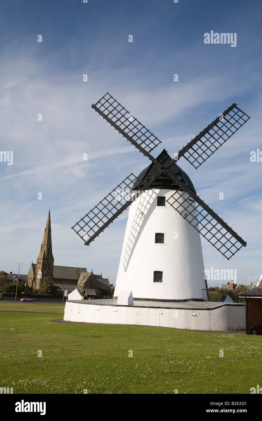 Lytham St Annes Lancashire England UK July Lytham Windmill Stock Photo ...