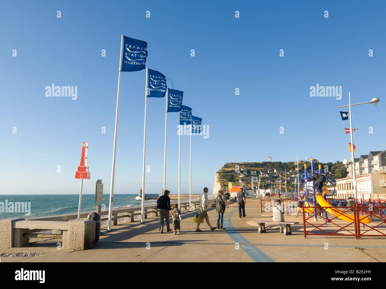 Fecamp Promenade Normandy France Stock Photo - Alamy