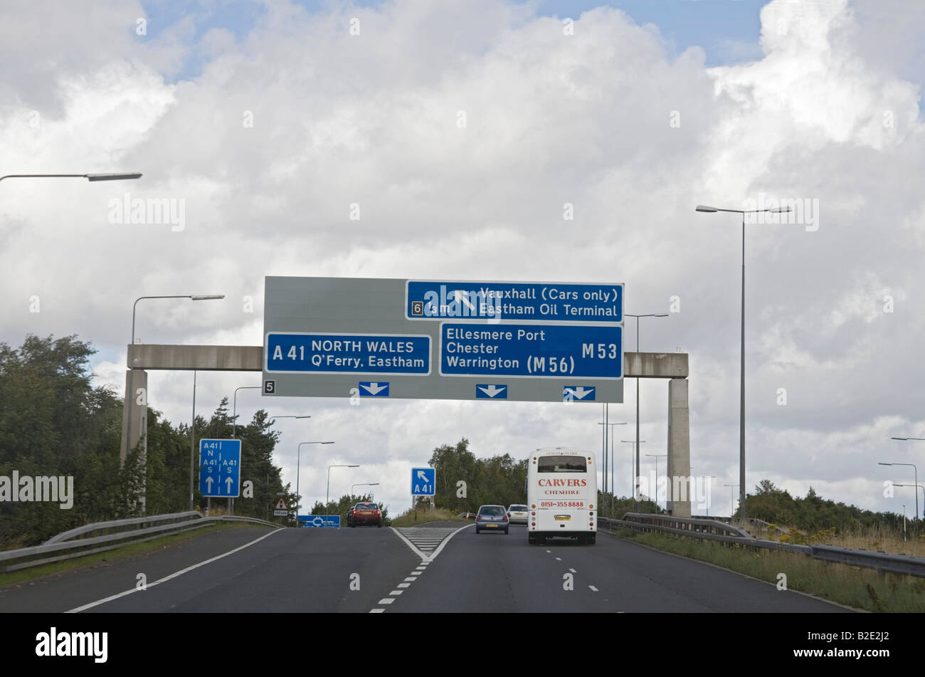 M56 m53 junction hi-res stock photography and images - Alamy