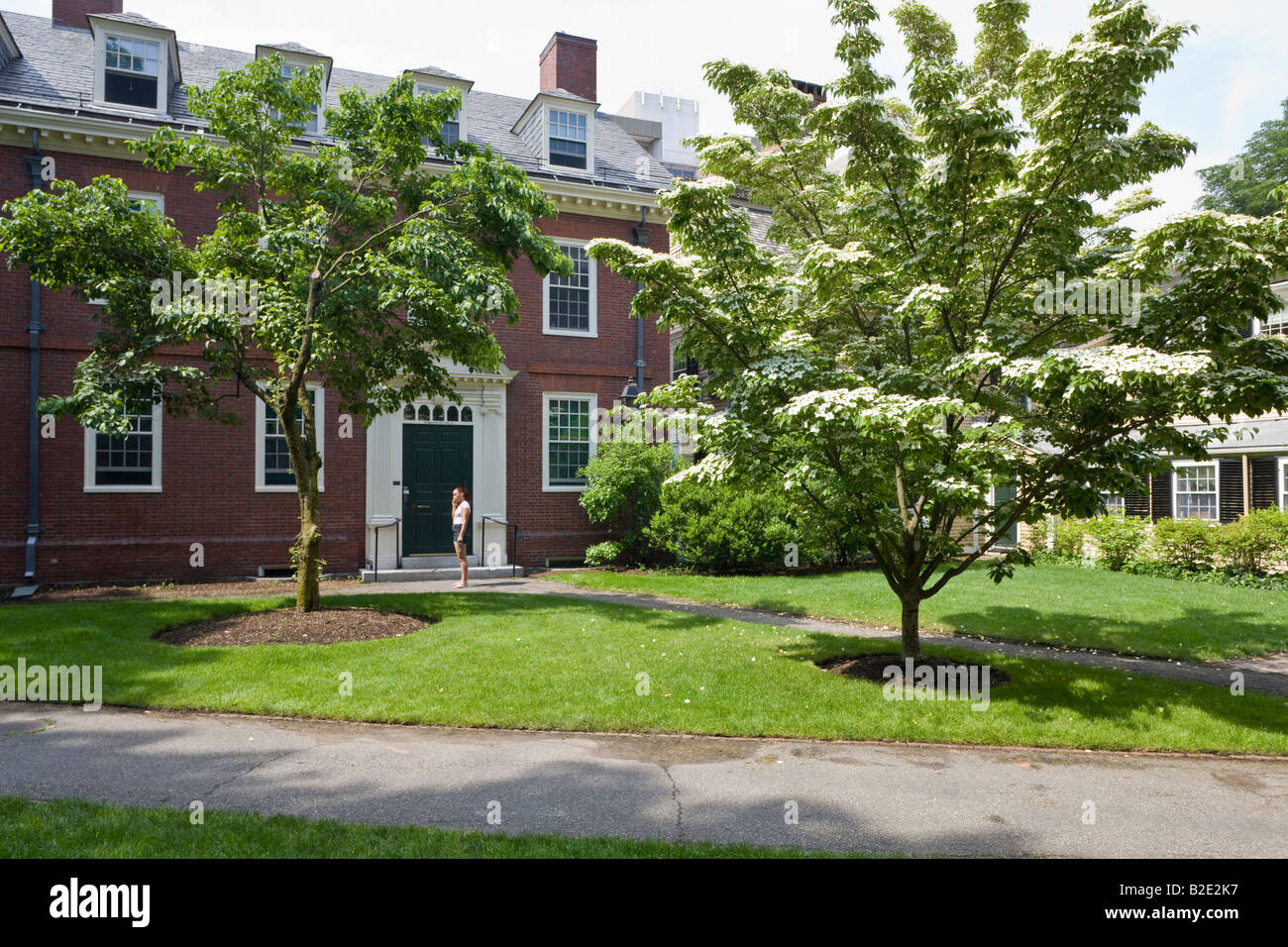 Harvard Yard, Harvard University, Cambridge, Massachusetts, USA Stock ...