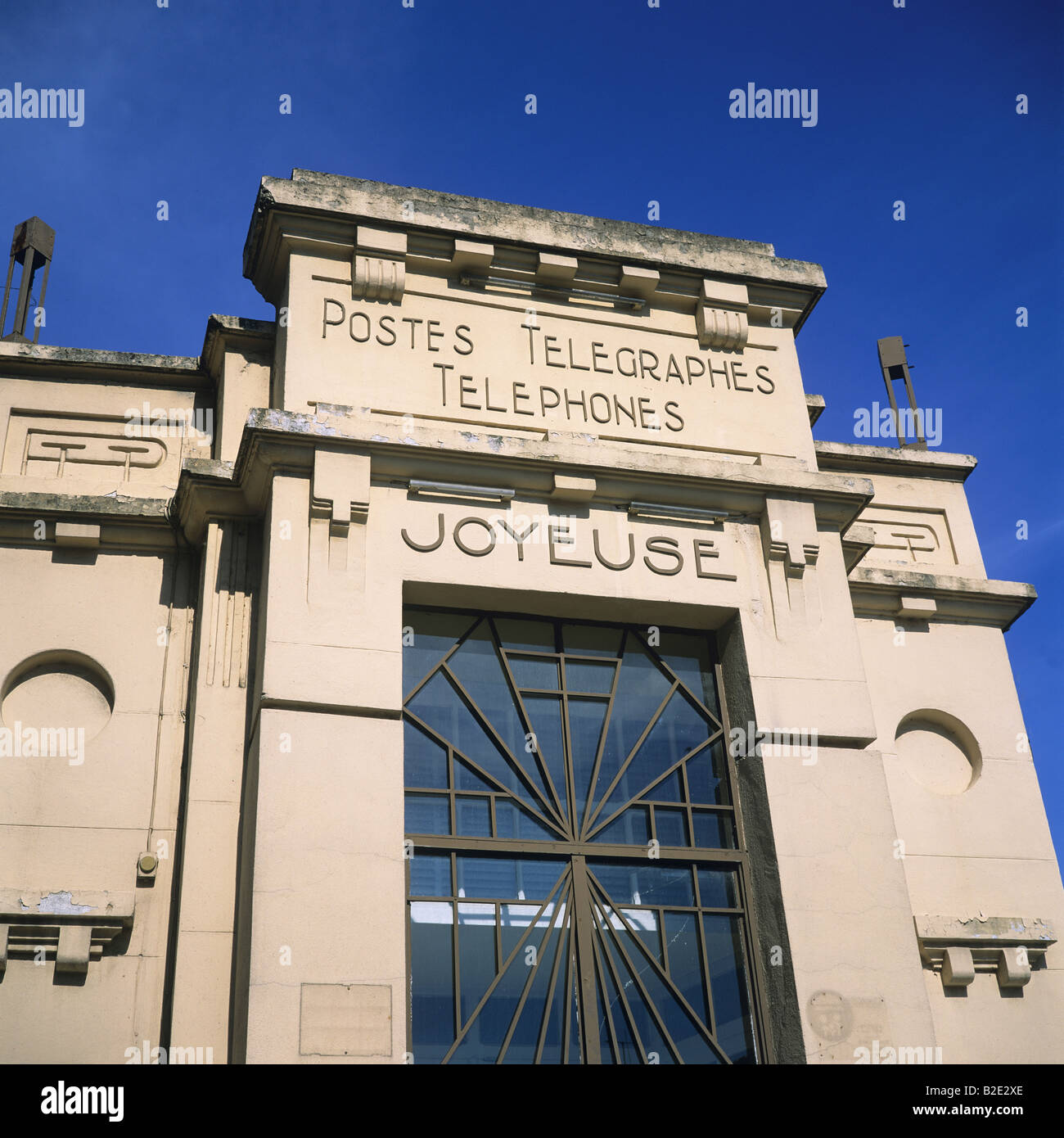 Post office building town of Joyeuse Ardèche France Stock Photo - Alamy