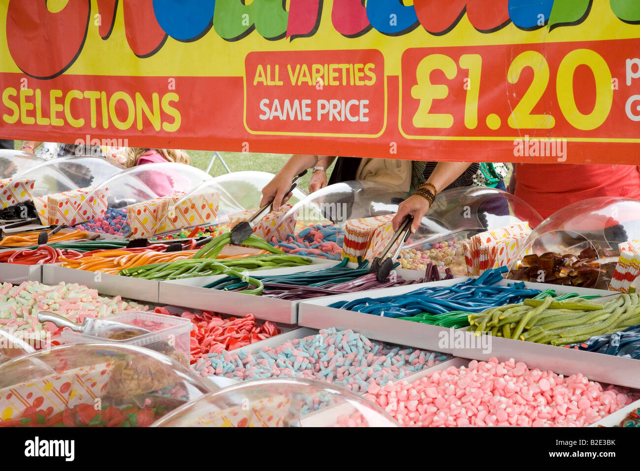 Pick n Mix Sweets, Pick and Mix confectionery, stall, Arbroath Stock ...