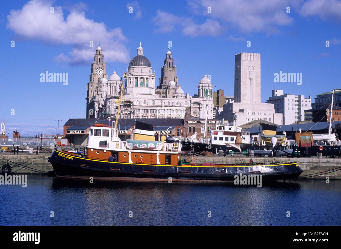 Liverpool Maritime Museum Pier Head Liver Building vintage vessels ...