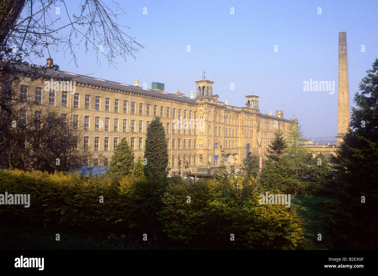 Saltaire The Mill Yorkshire Titus Salt Salts Victorian 19th century ...
