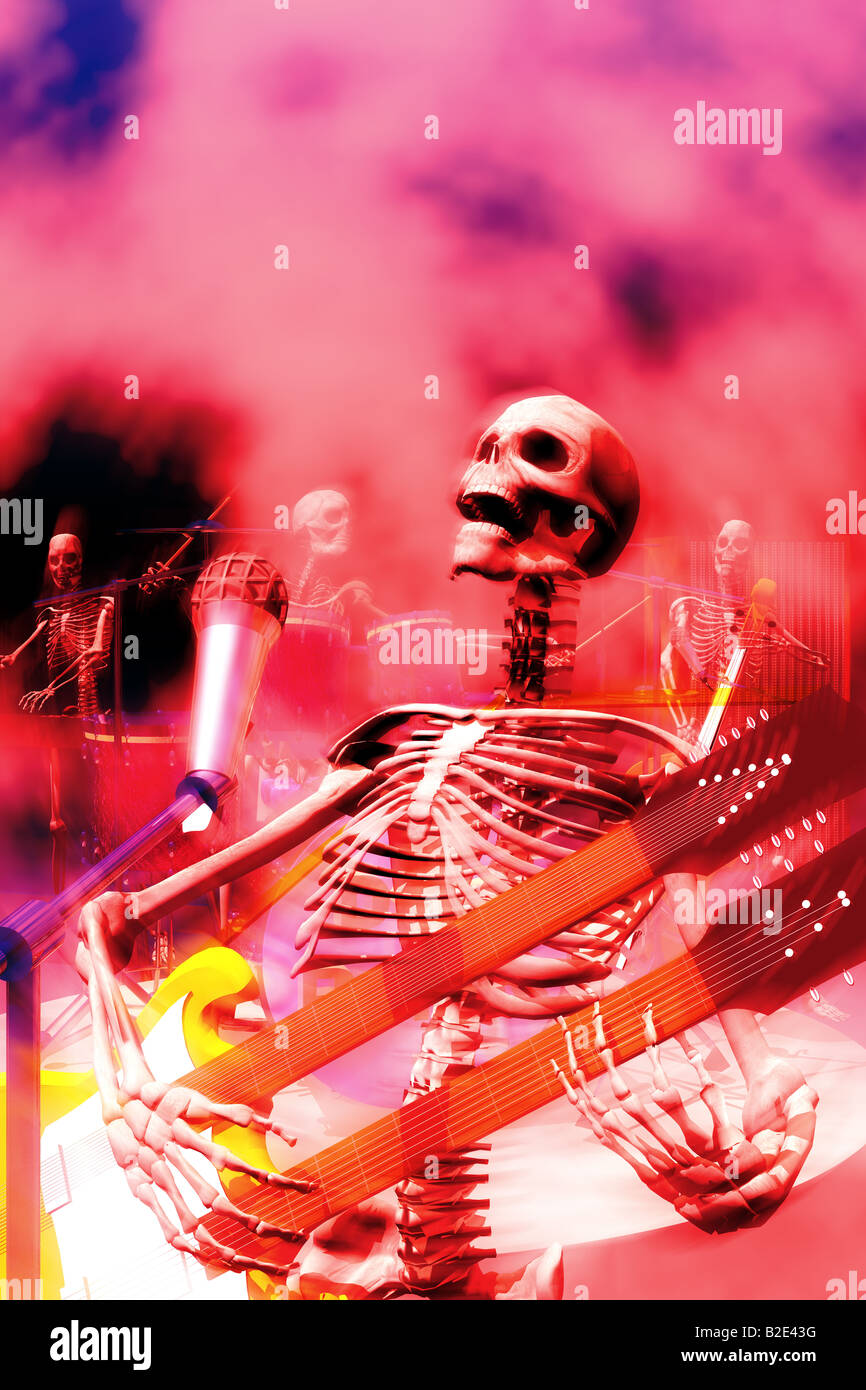 Skeleton keyboard music hi-res stock photography and images - Alamy