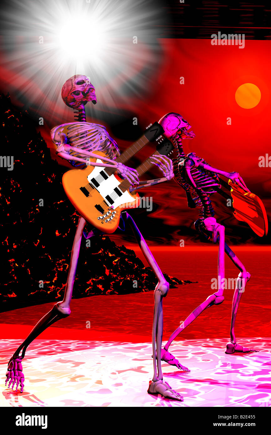 Skeleton skeletons bones music hi-res stock photography and images - Alamy