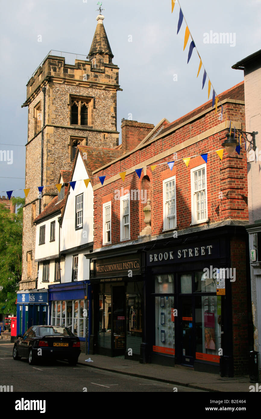 St Albans town centre high street hertfordshire england uk gb Stock ...